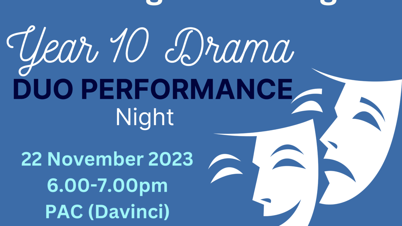 Year 10 Drama Duo Performances | Canning Vale College