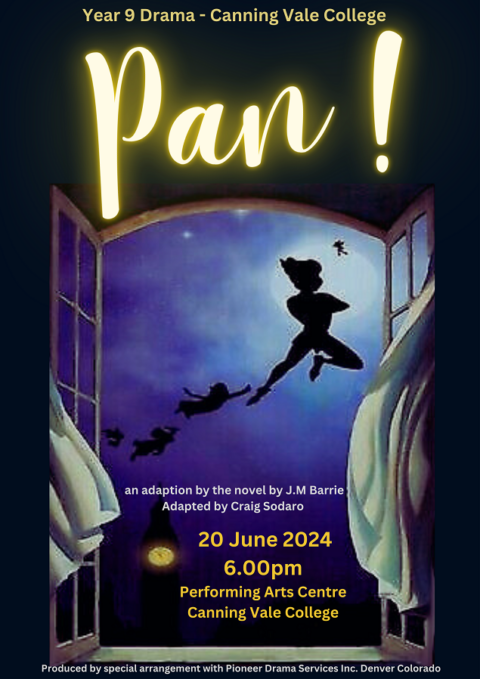 Year 9 Drama Production “Pan!” adapted by Craig Sodaro | Canning Vale ...
